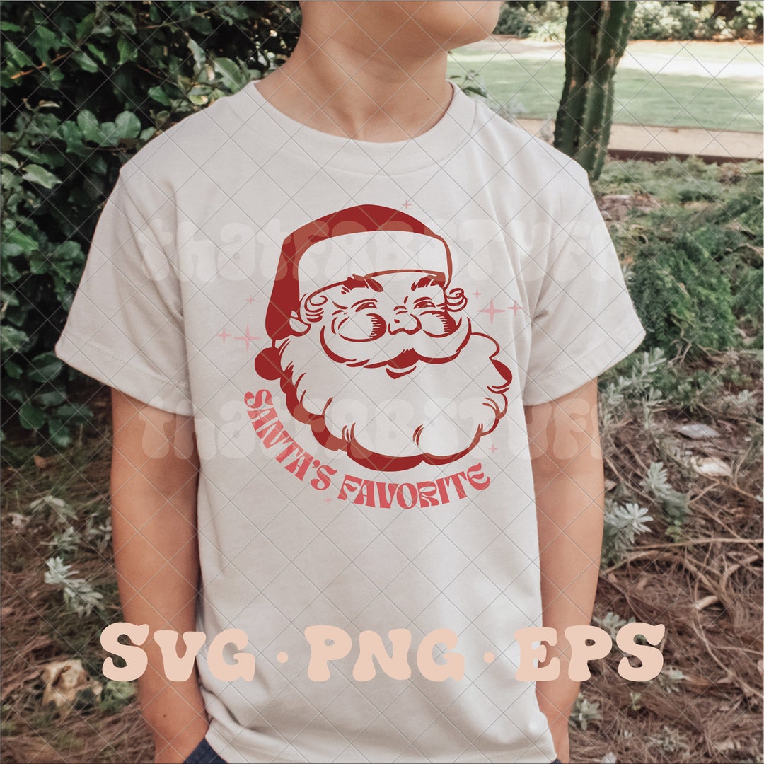 Santas Favorite Svg, Santas Favorite Png, Trendy Christmas Svg, Kids ...