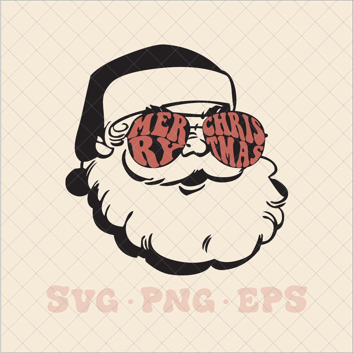 Santa Svg Santa Png Merry Christmas Svg Merry Christmas - Etsy
