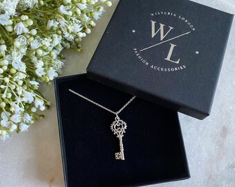 21st Key Necklace - Etsy