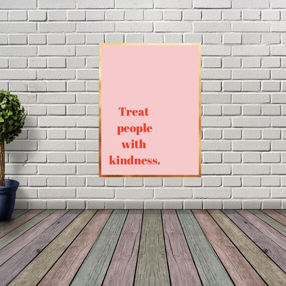 Harry Styles Treat People With Kindness Poster 18x24 | Etsy