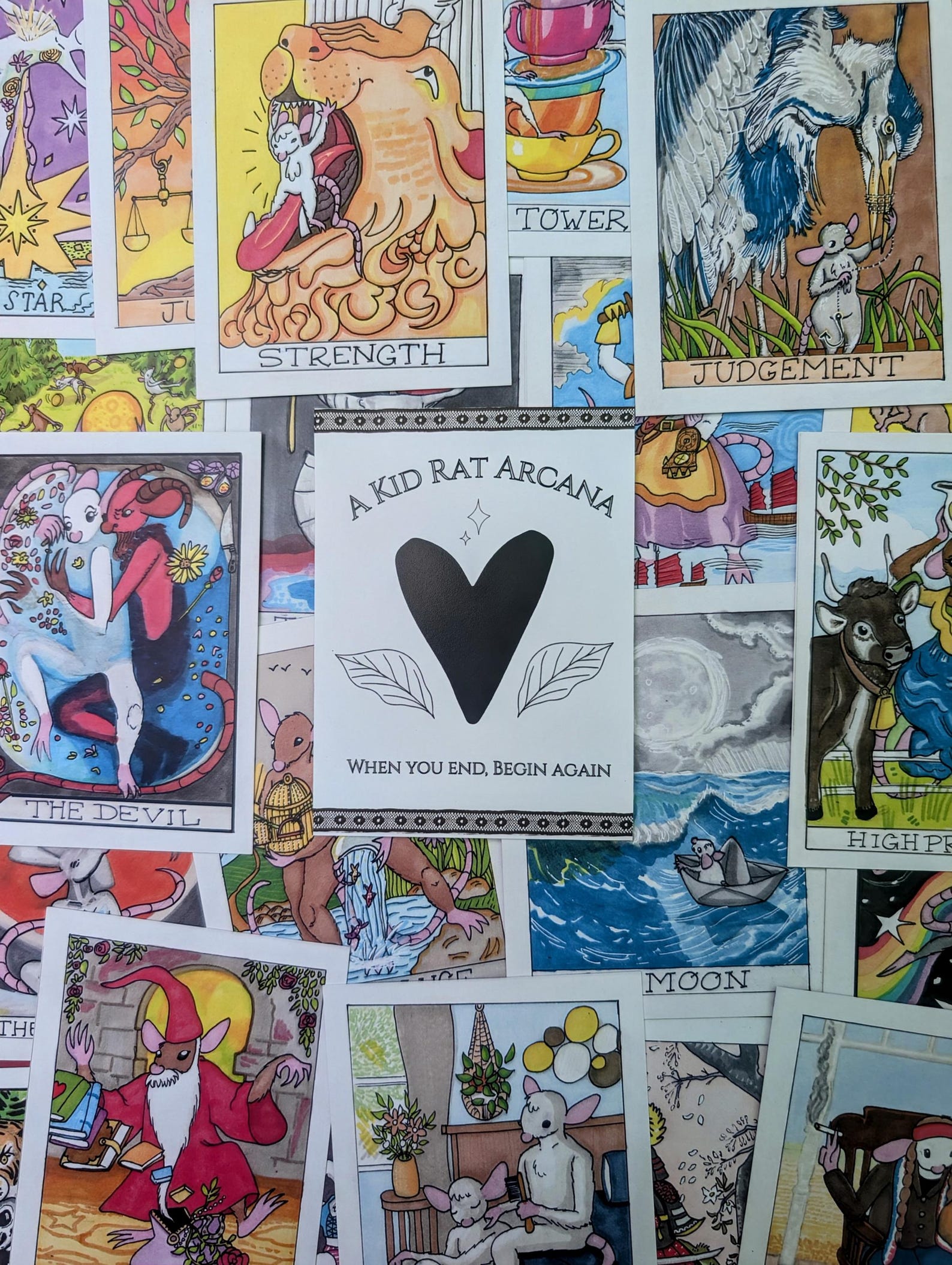 A Kid Rat Arcana - Kid Rat Comics Tarot Deck - Etsy
