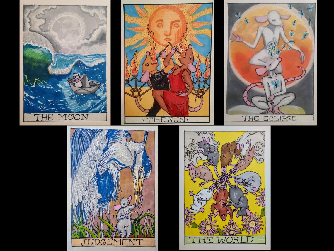 A Kid Rat Arcana - Kid Rat Comics Tarot Deck - Etsy