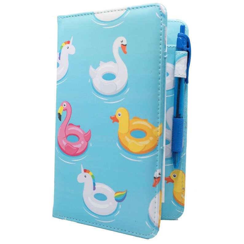 Pool Floatie Cute Summer Server Book Featuring Yellow Ducks and ...