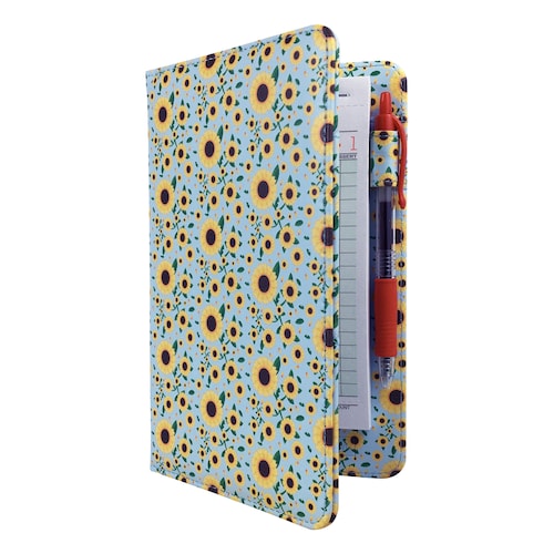 Blue Daisies Floral Server Book for Waitresses - Etsy