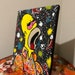 Homer Simpsons TV Cartoon Homer Simpson Trippy Smoke Decor Canvas ...