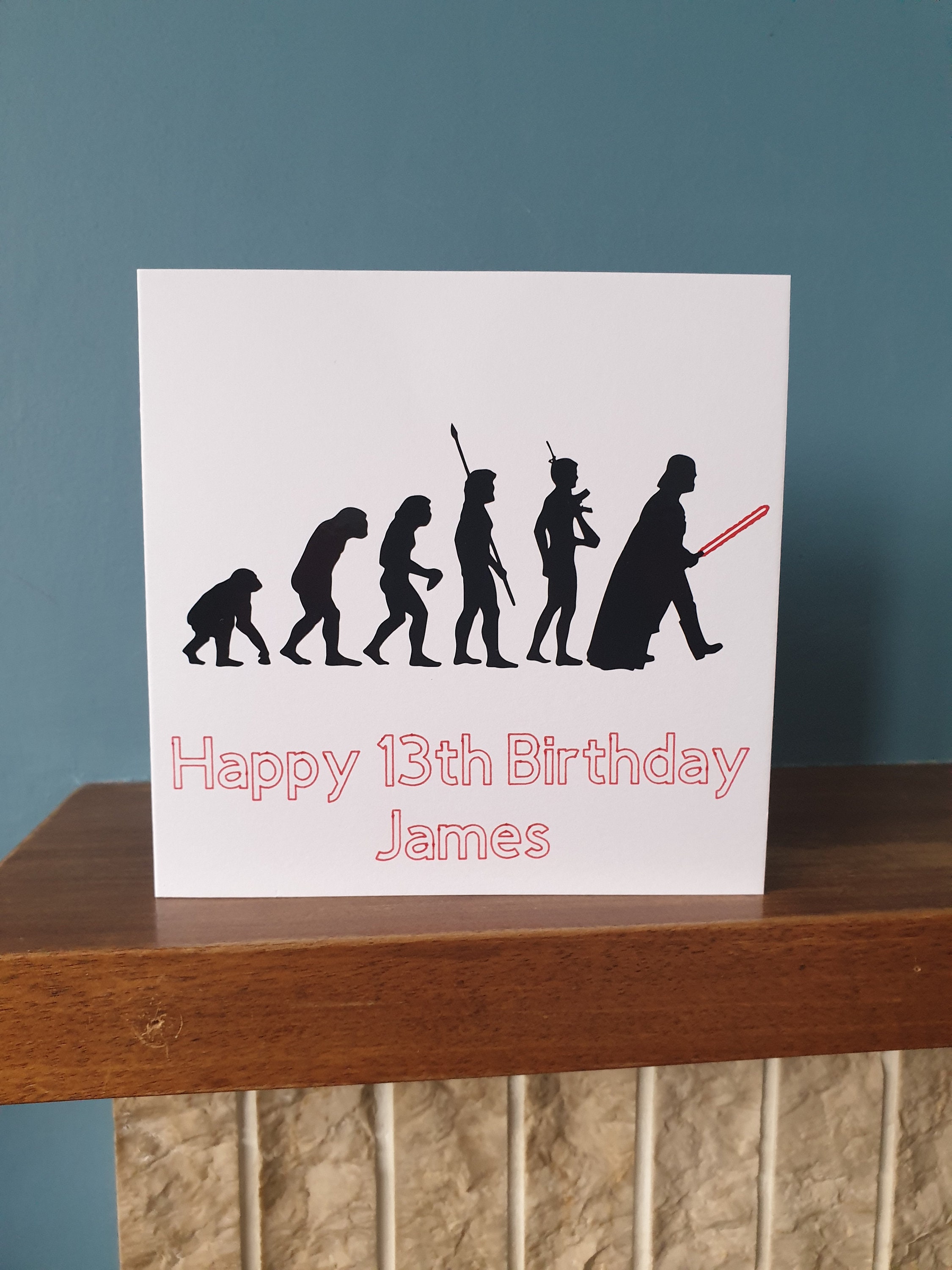 Tarjeta de cumpleaños de Star Wars / tarjeta de felicitación. | Etsy