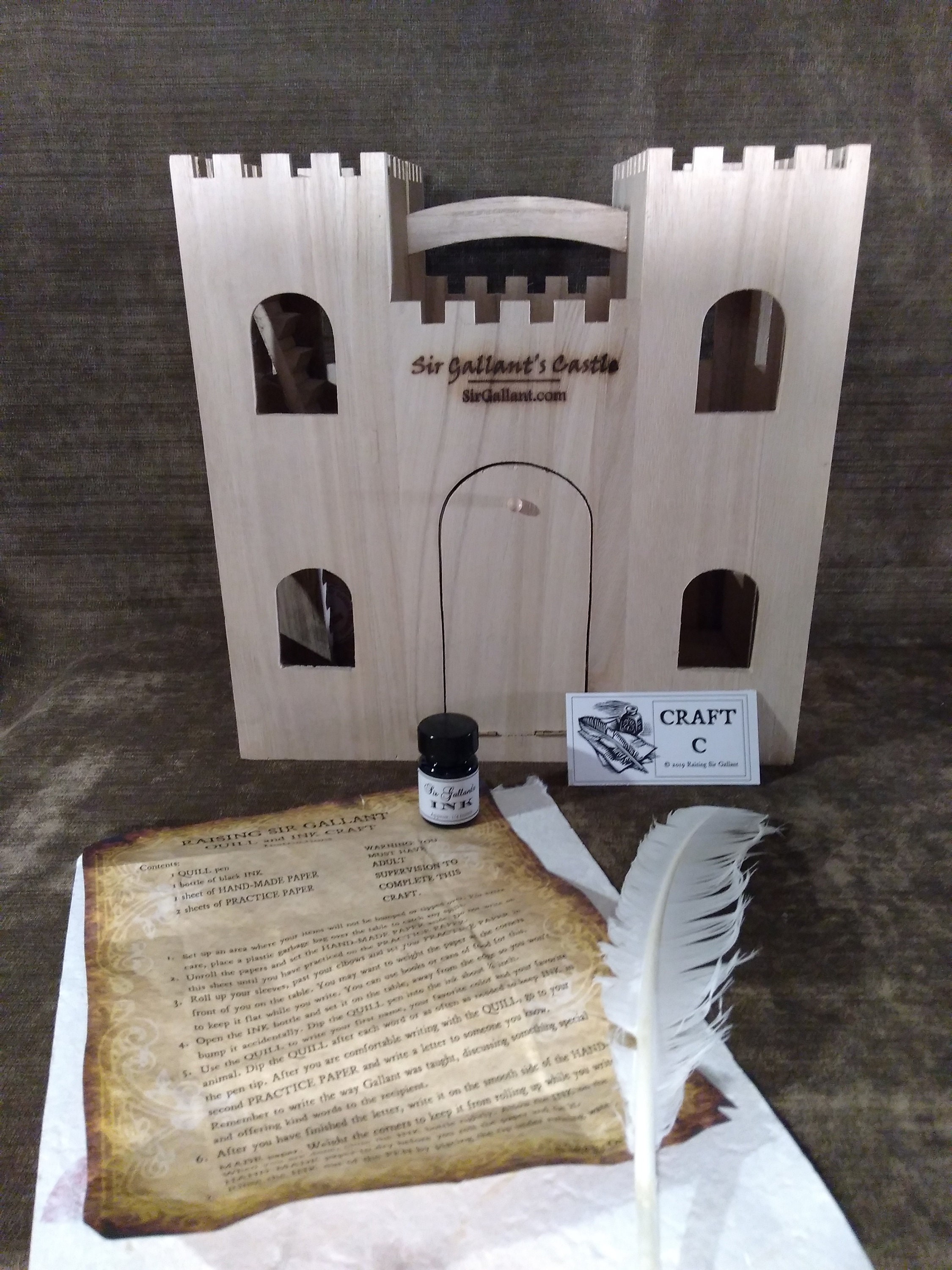 CASTLE KIT for Raising Sir Gallant Storybook - Etsy