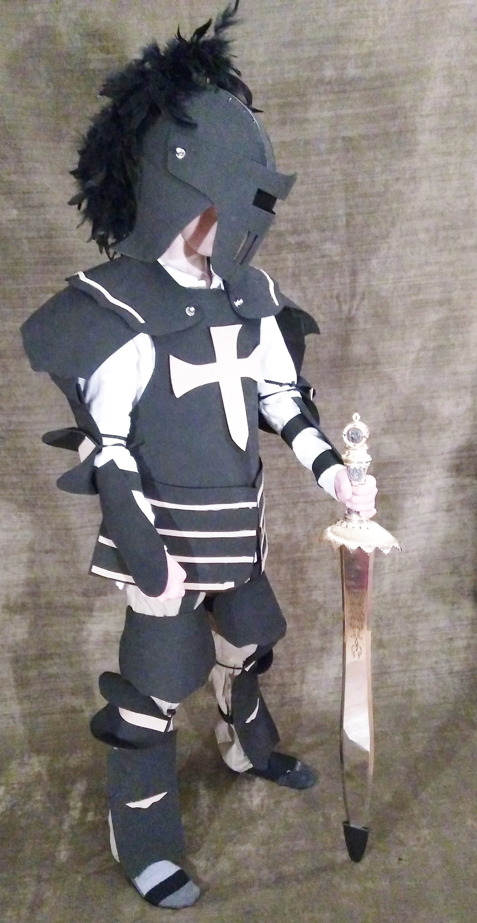 Knight Armor Child Costume PATTERN & INSTRUCTIONS - Etsy