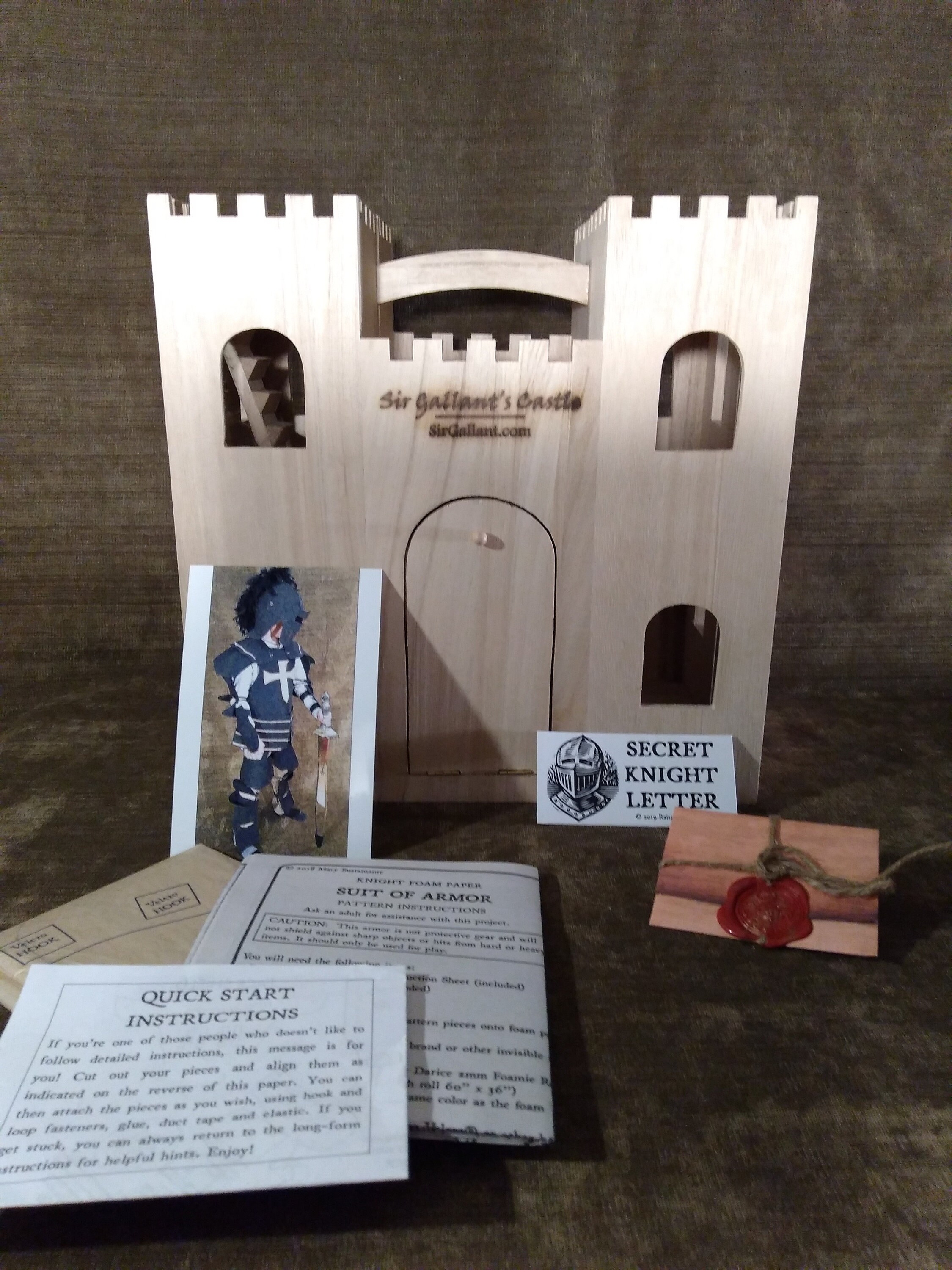 CASTLE KIT for Raising Sir Gallant Storybook - Etsy