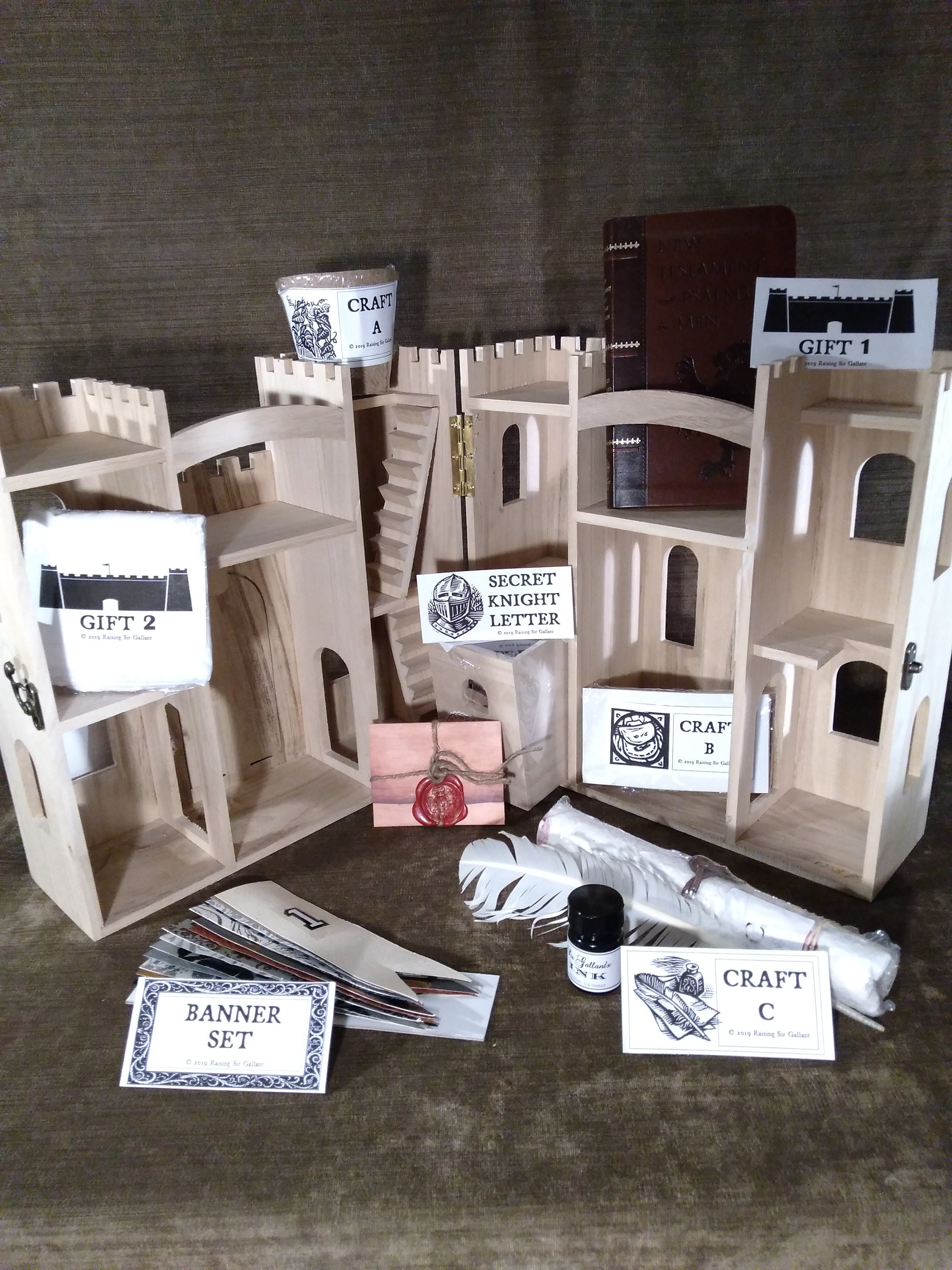 CASTLE KIT for Raising Sir Gallant Storybook - Etsy