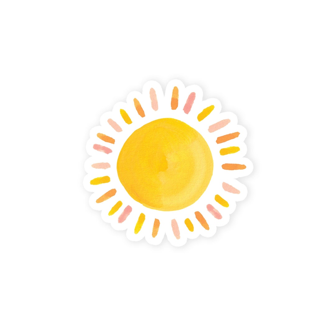 Mini Sun Sticker | Sunshine Sticker | Sunshine State Sticker | Summer ...