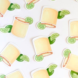Margarita Sticker | Margarita Vinyl Sticker | Cocktail Waterproof ...