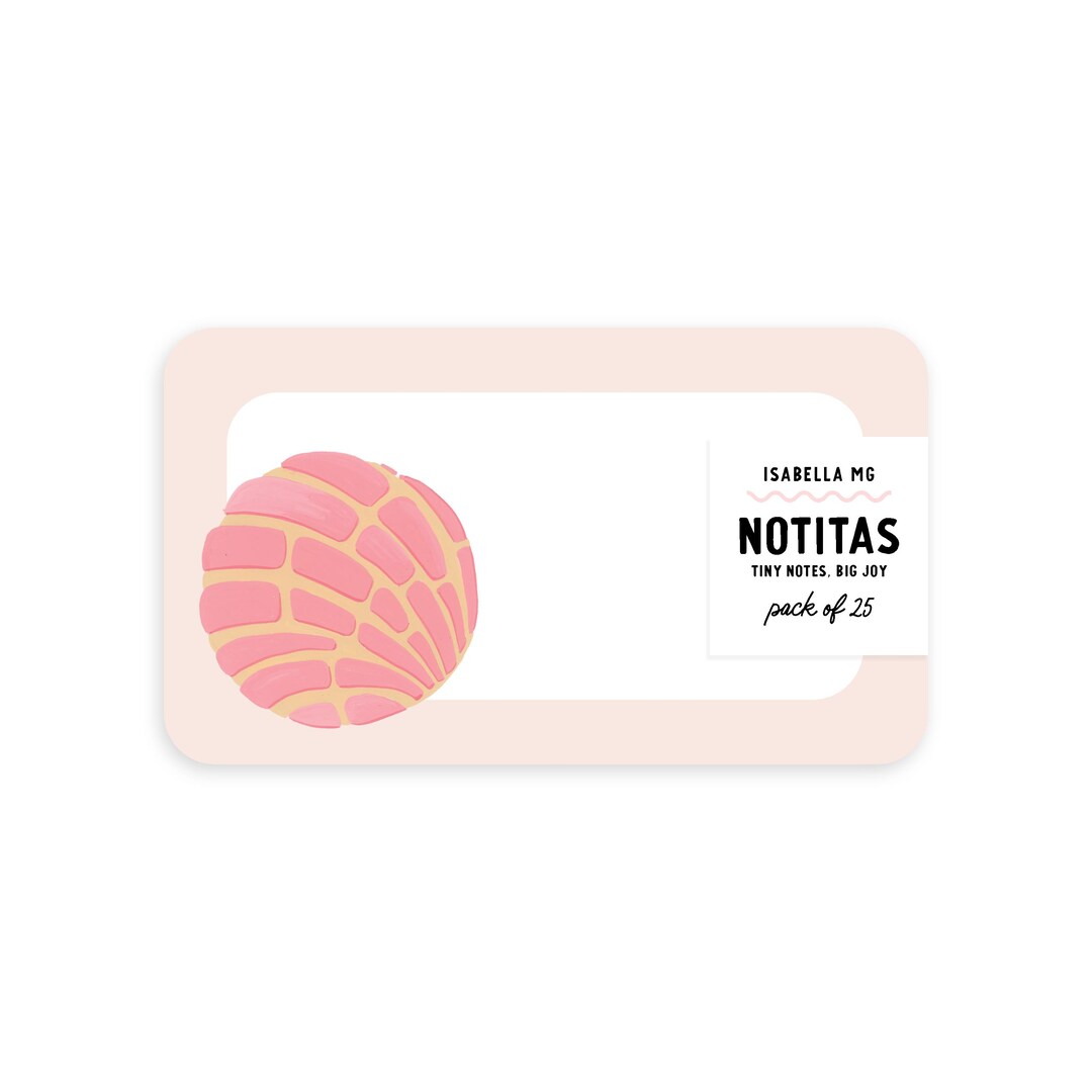 Concha Notitas | Tiny Notes, Lunch Box Notes, Back to School, Spanish ...