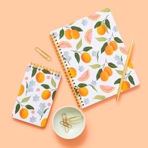 Citrus Sky Notebook | Back to School Notebook | Floral Citrus Notebook ...
