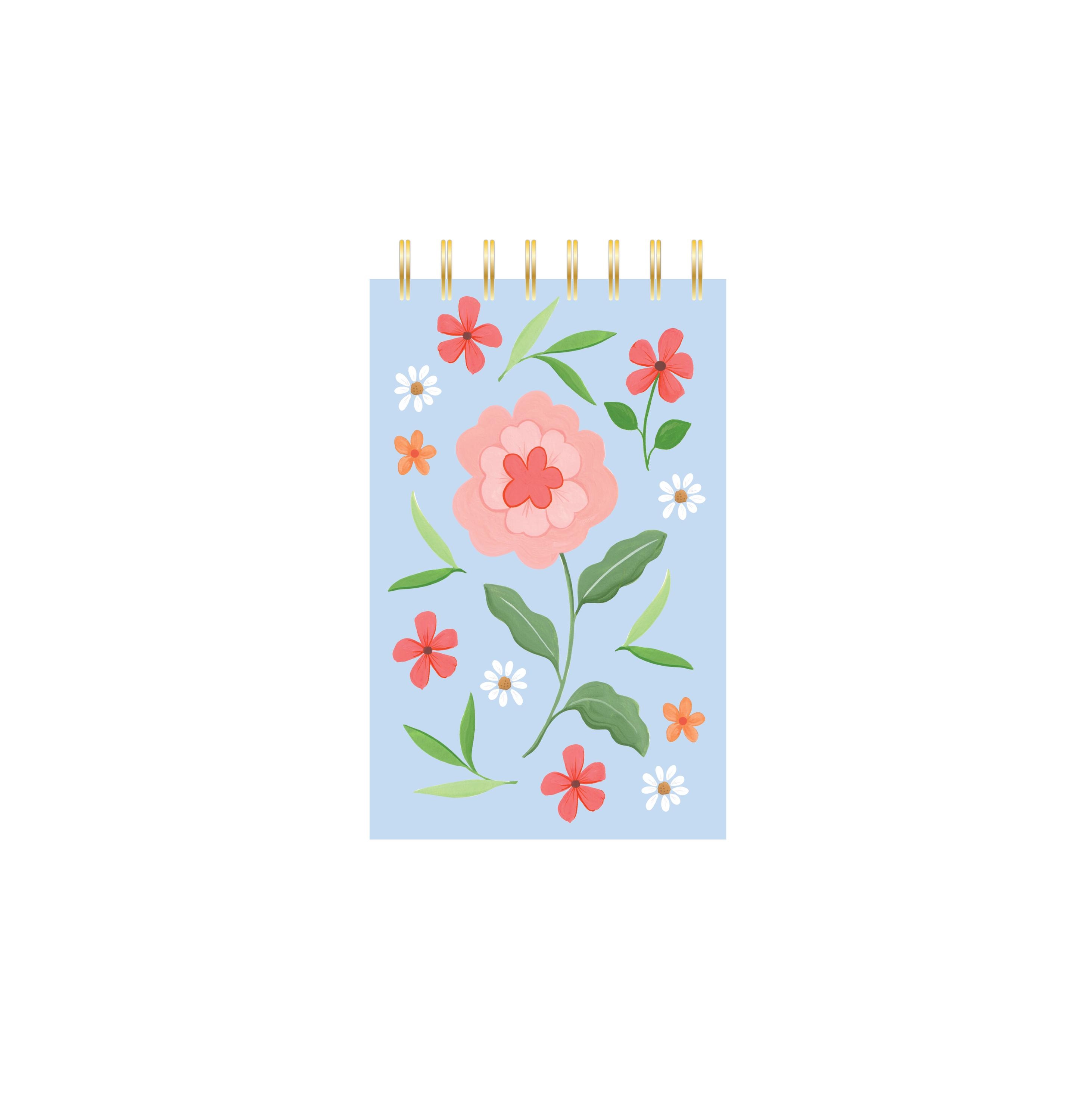 Mini Breezy Blooms Notebook | Back to School Notebook | Floral Notebook ...