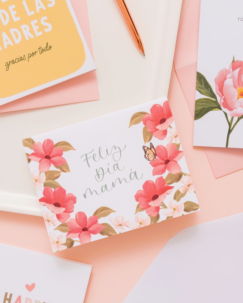 Feliz Dia Mama Greeting Card Feliz Dia De Las Madres Card - Etsy