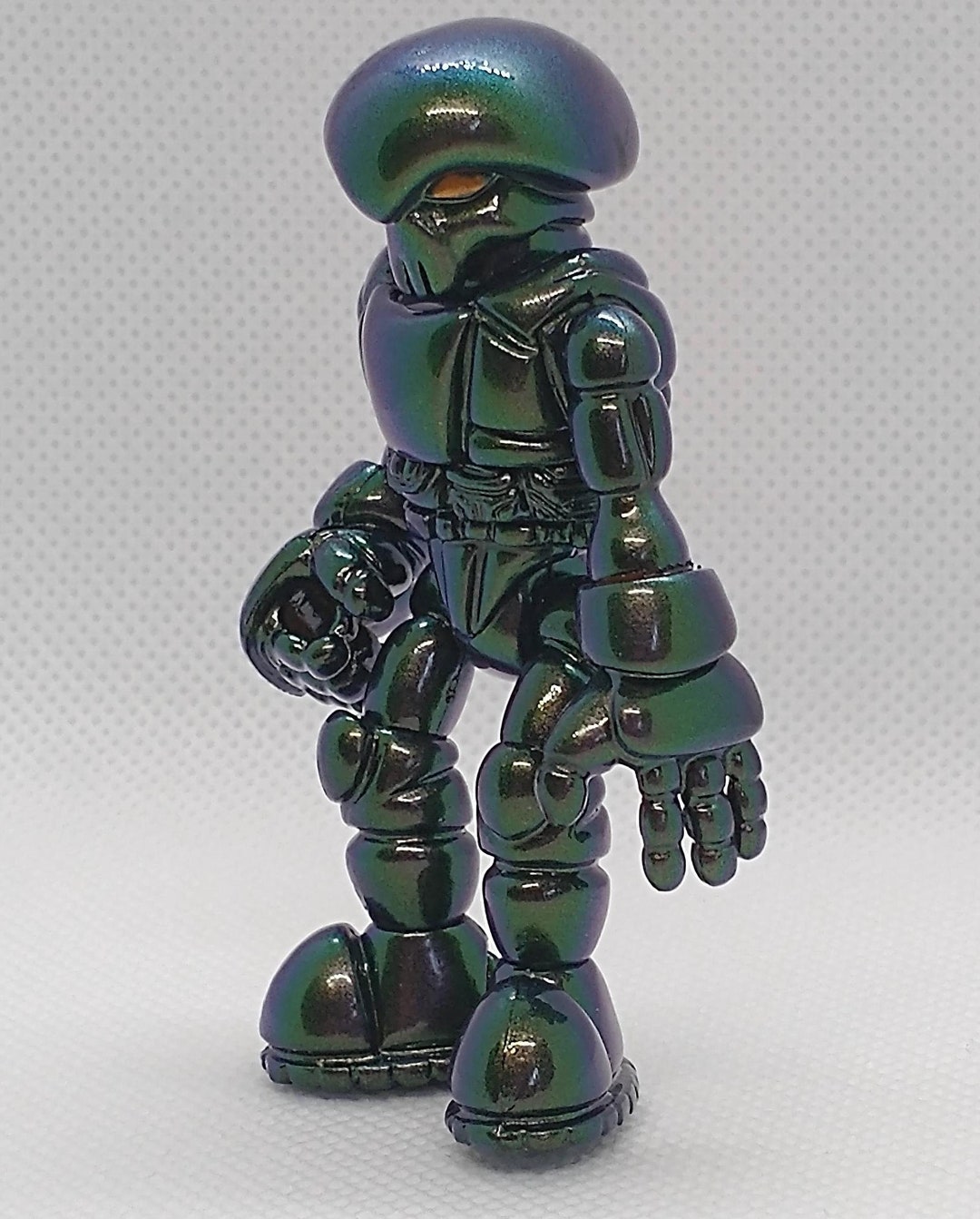 Unofficial Custom chromaflare Purple Pheyden Custom Glyos Action Figure ...
