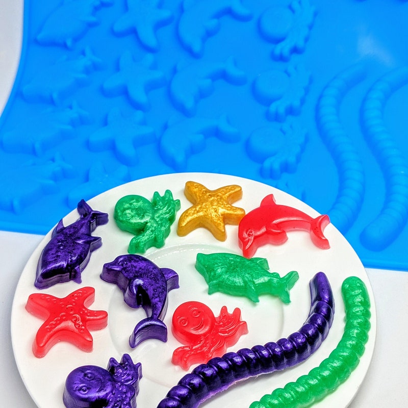 Silicone Sea Creature Molds - Etsy