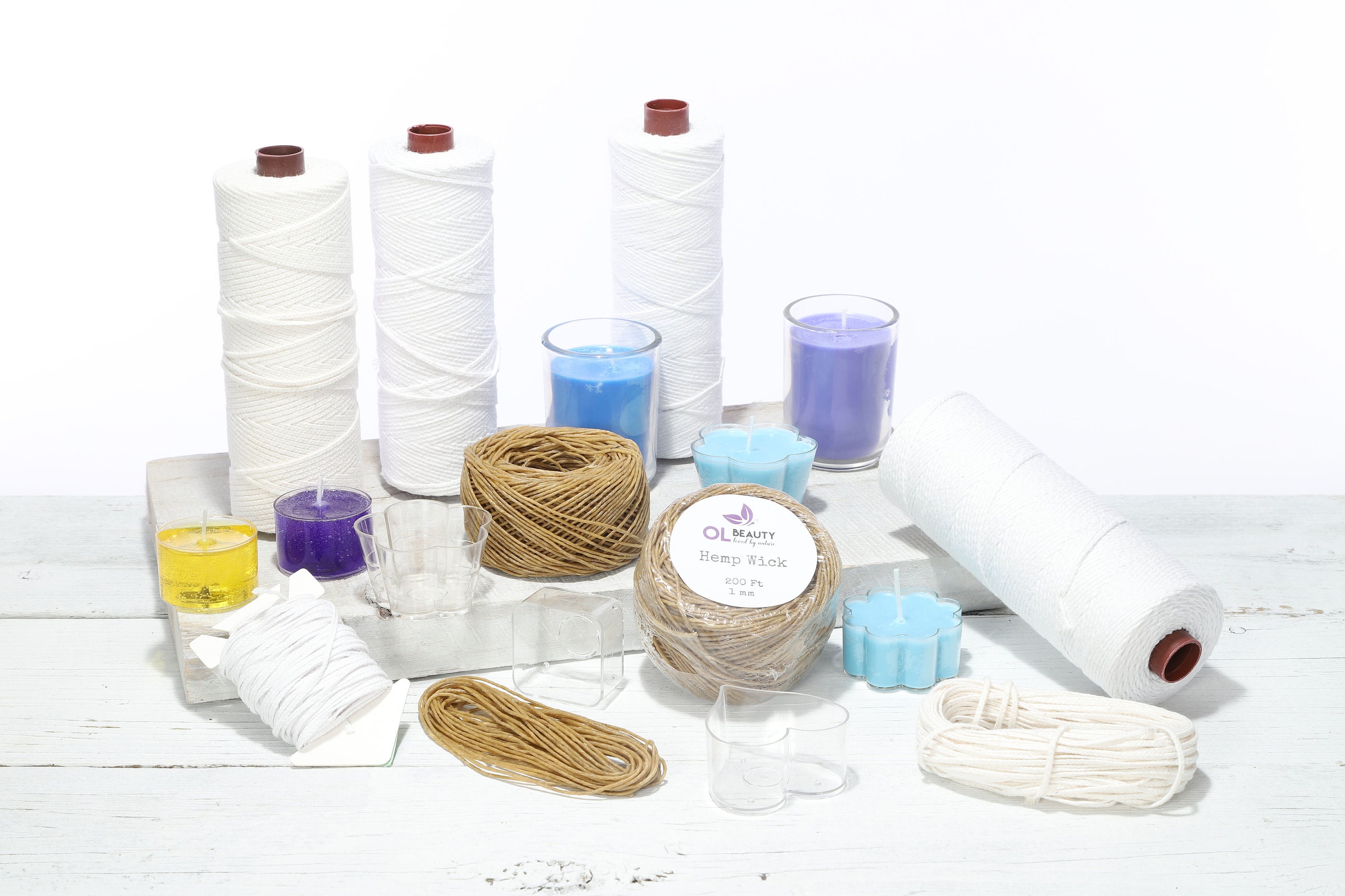 30 Ply Cotton Candle Wicks Smokeless Wick Flat Braided DIY | Etsy