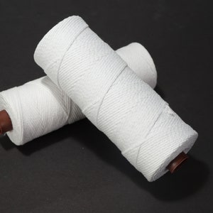 24 Ply Cotton Candle Wicks, Smokeless Wick, Flat Braided, DIY Candle ...