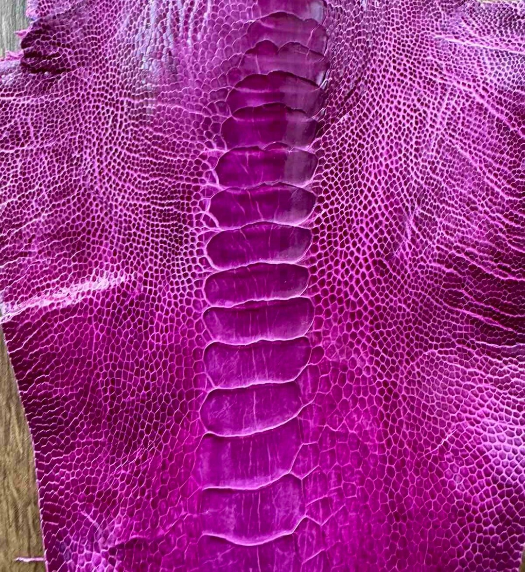 Ostrich Leg Skin Leather, Genuine Ostrich Leather - Etsy