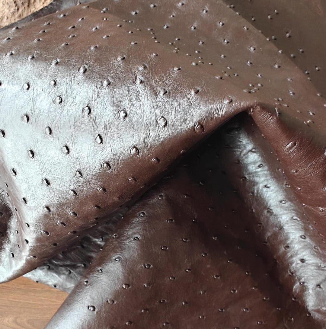 Authentic Ostrich Leather Hide Genuine Ostrich Leather Tanned Skin ...