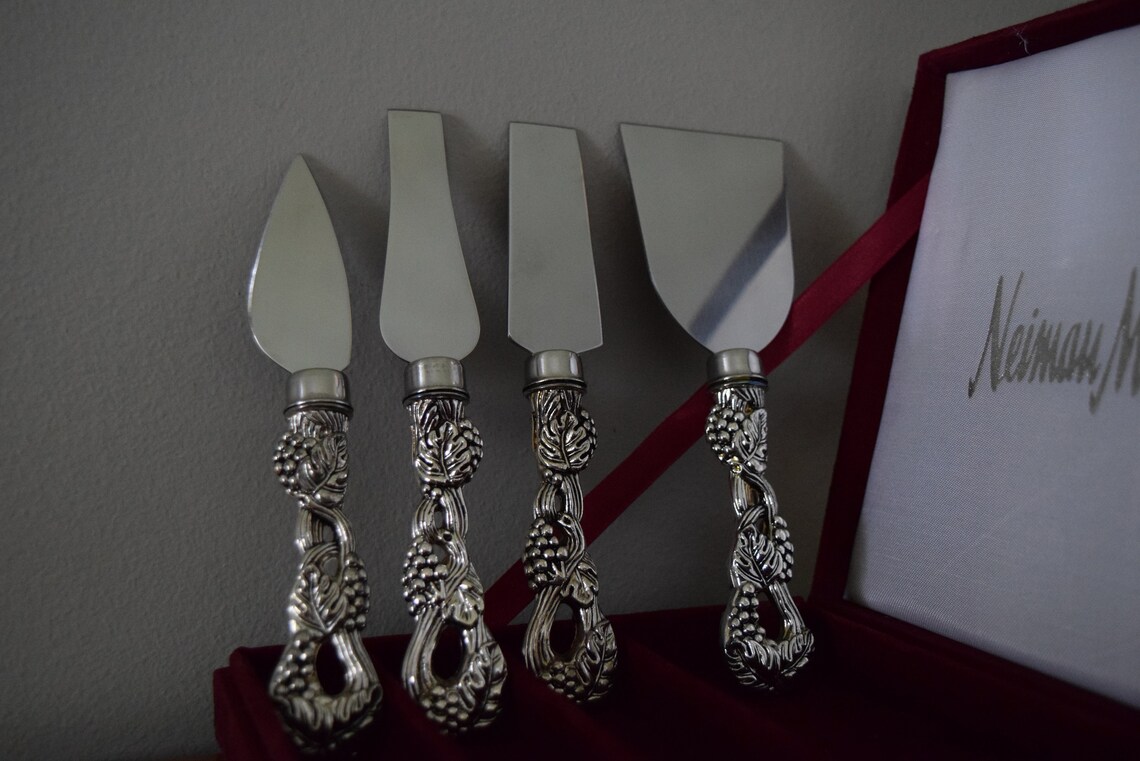 Godinger Silver Knife Set Neiman Marcus - Etsy