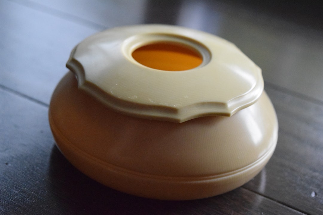 Celluloid Ivory-color Pyralin Hair Receiver - 1920s - Etsy