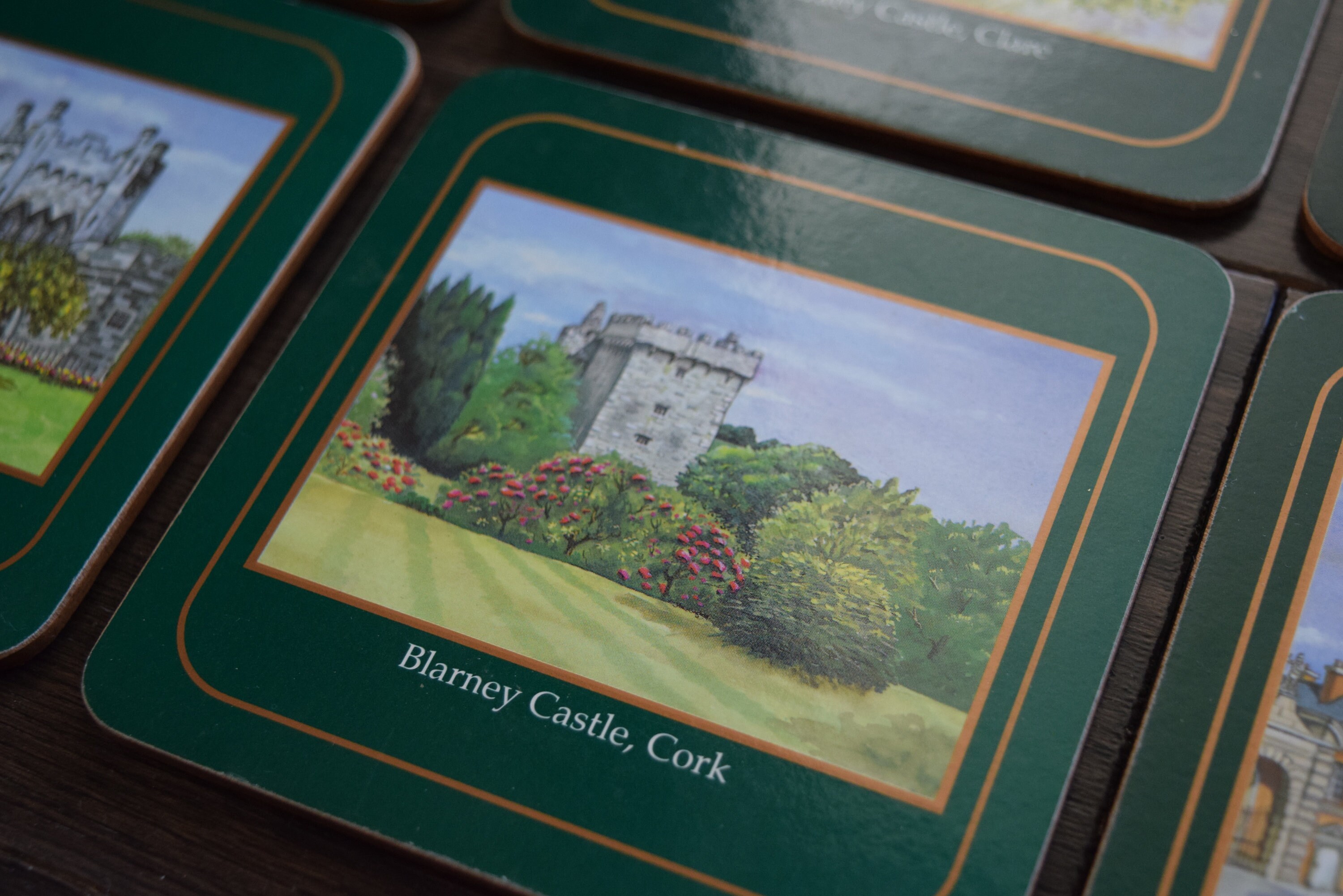 Ireland Castle Coasters - Etsy