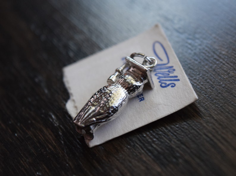 Owl Graduation Charm Sterling Silver Wells - Etsy