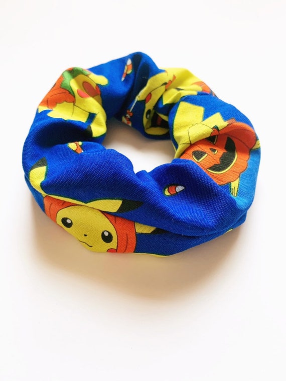 Halloween Pikachu Scrunchie Pokemon Scrunchie Halloween | Etsy