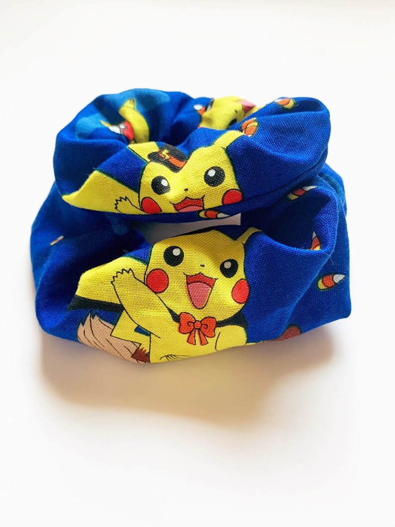Halloween Pikachu Scrunchie Pokemon Scrunchie Halloween | Etsy