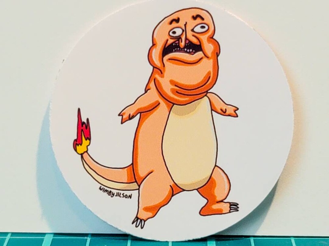 Charmander Sticker (1.5 X 1.5 Inch Glossy) - Etsy