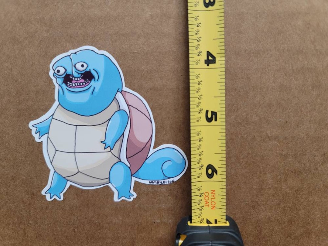 Sticker Squirtle 3 X 3 Inches Glossy - Etsy