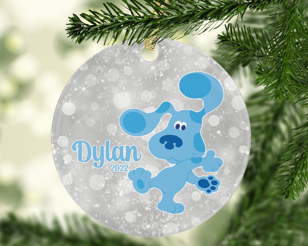 Personalized Blue's Clues Christmas Ornament, Custom Blue's Clues ...