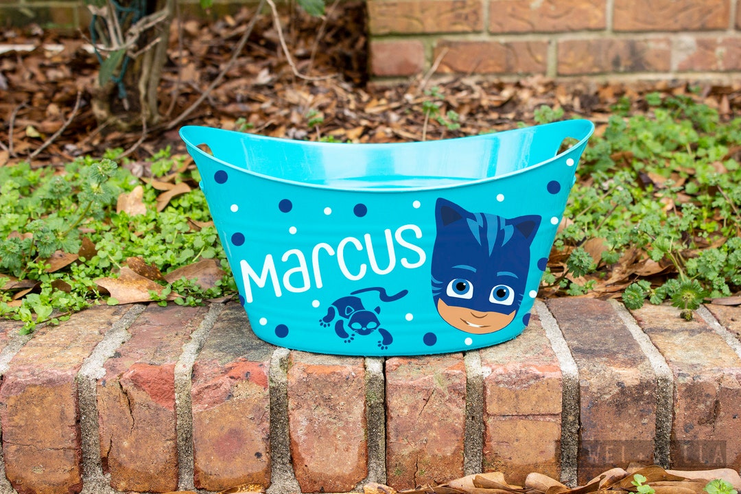 Personalized Catboy Easter Basket, Custom PJ Masks Easter Basket ...