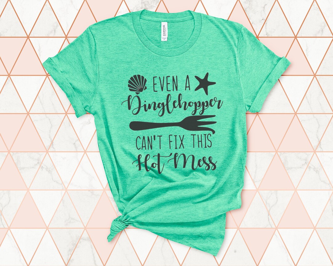 Even a Dinglehopper Can't Fix This Hot Mess Womens Disney Shirt, Little ...