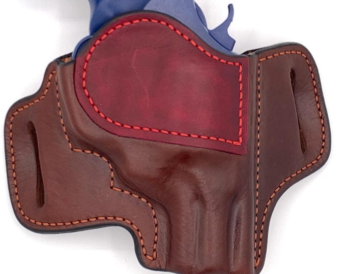 Colt Cobra Lined Pancake-saddle Style Leather Holster - Etsy