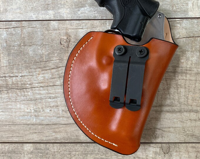 Smith and Wesson J Frame IWB Leather Holster - Etsy