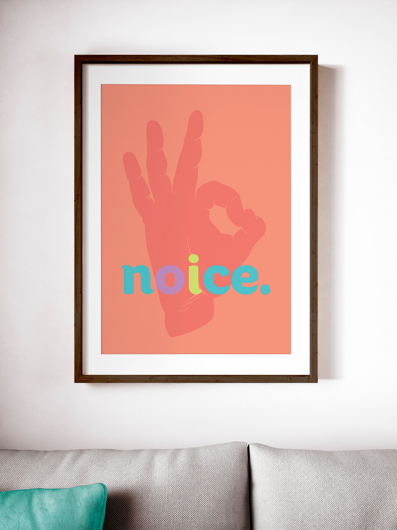 PRINTABLE noice Hand Gesture Digital Drawing - Etsy