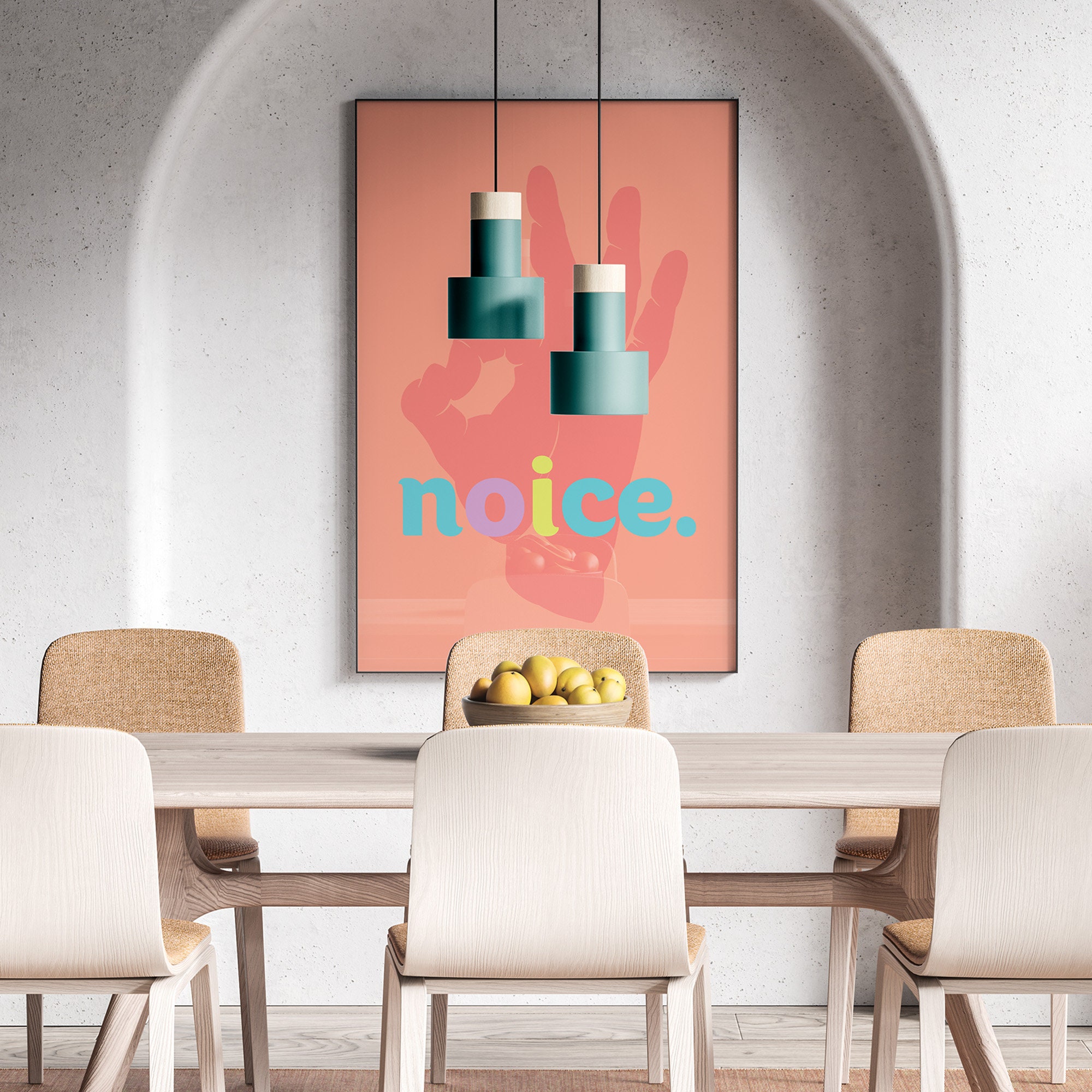 PRINTABLE "noice" Hand Gesture Digital Drawing | Instant Download ...