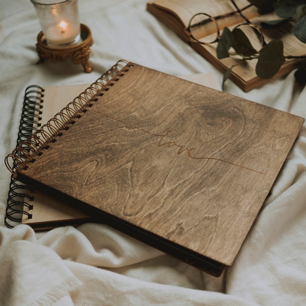 Wood Album - Etsy