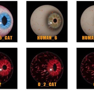 Digital Eyes Kit, Custom Digital Eyes for Halloween, Cosplay, Prop ...