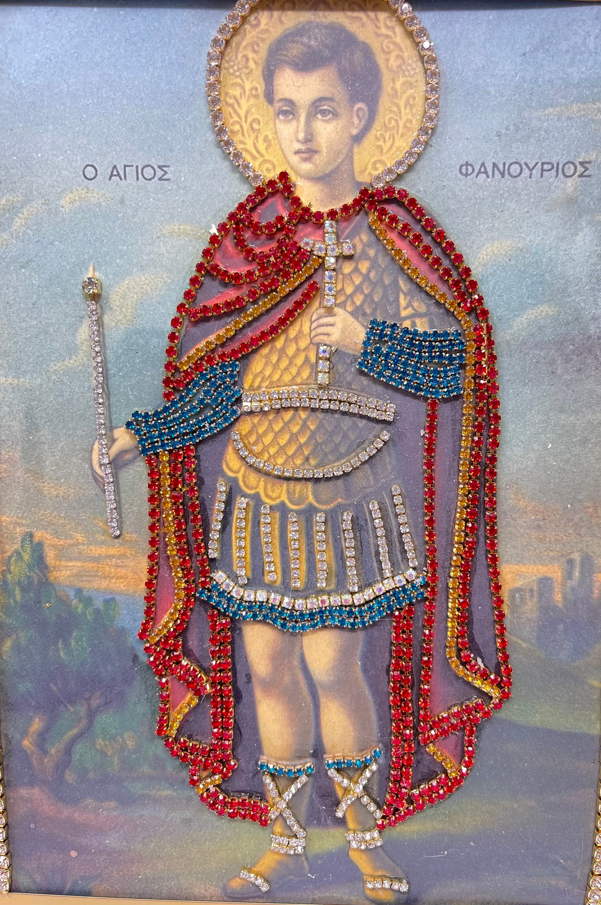 Saint Fanourios the Martyr and Miracle Worker Framed Jewelry - Etsy