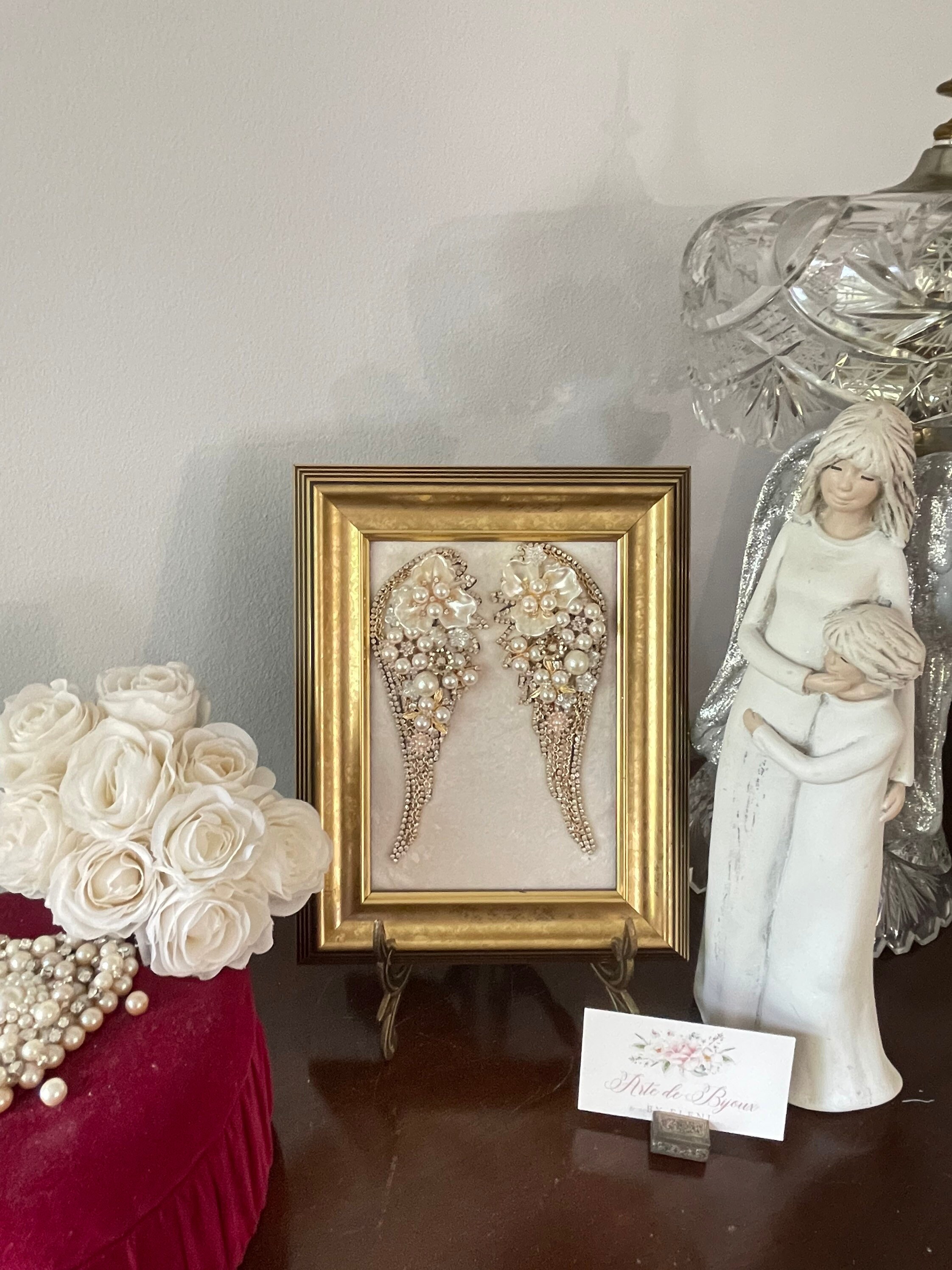 Angel Wings Jewelry Art/remembrance Gift / Sympathy Gift /in - Etsy