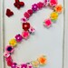 Initial Letter Name Frame Personalized Gift Flower Wall Art - Etsy
