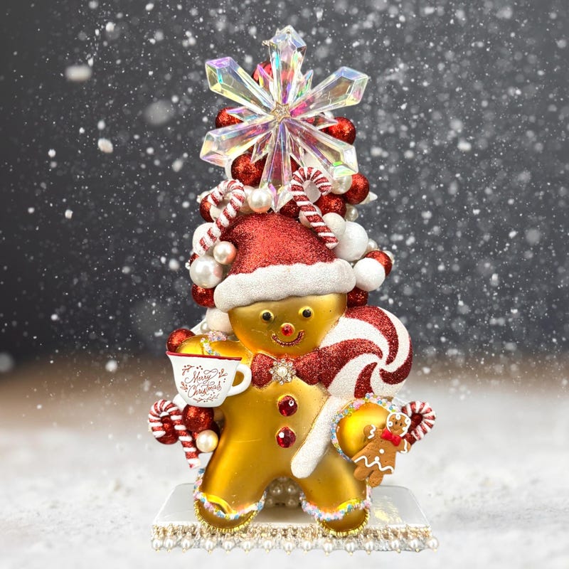 Gingerbread Tree Topper - Etsy