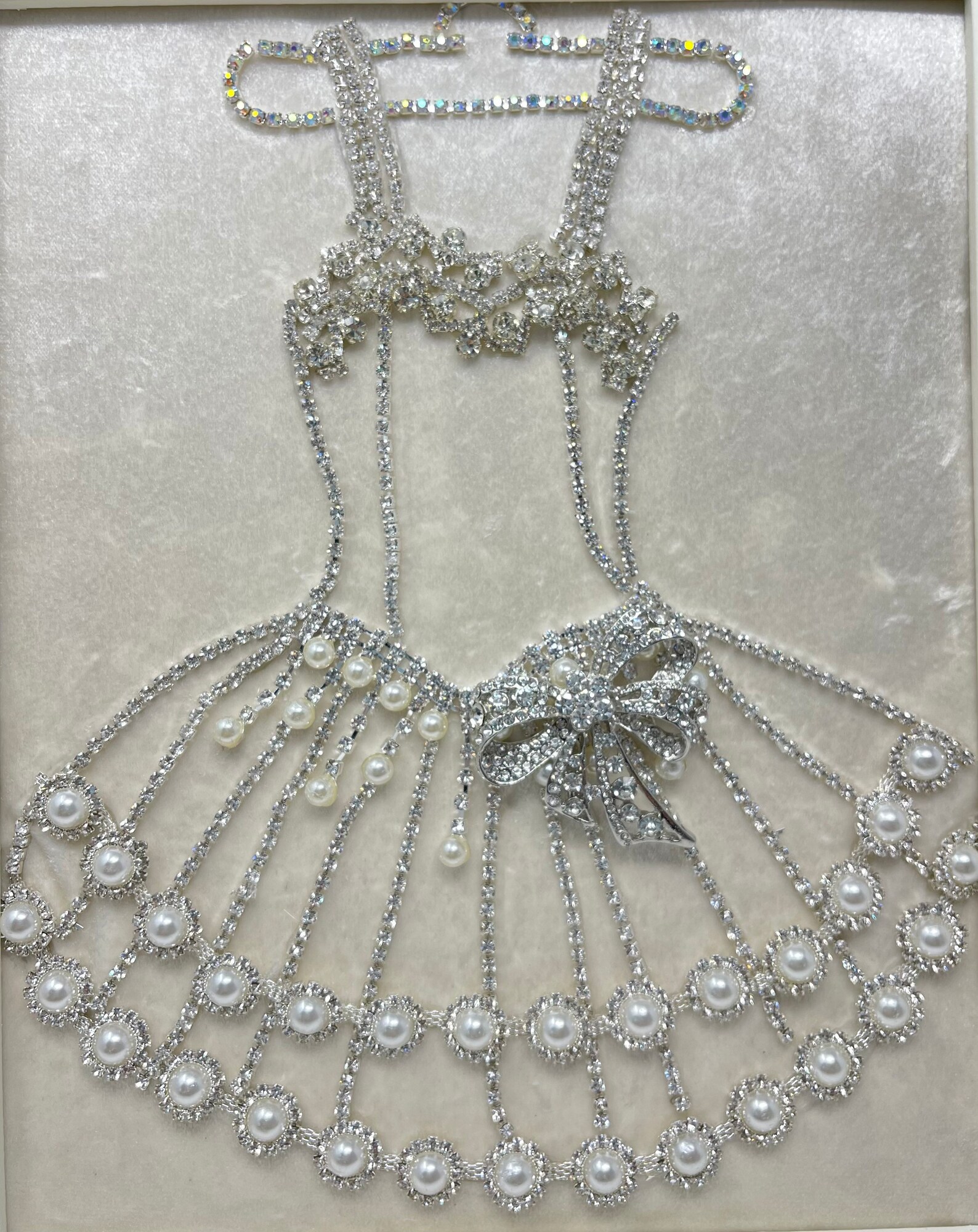 Ballerina Tutu Framed Jewelry Art Jeweled Ballet Lover - Etsy