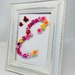Initial Letter Name Frame Personalized Gift Flower Wall Art - Etsy