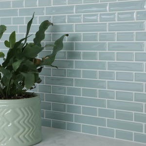 25.4cm X 25.4cm SEA GLASS 3D Epoxy Tile Stickers - Etsy